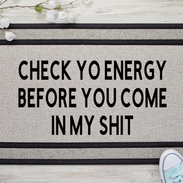 Check Your Energy Sign - Etsy