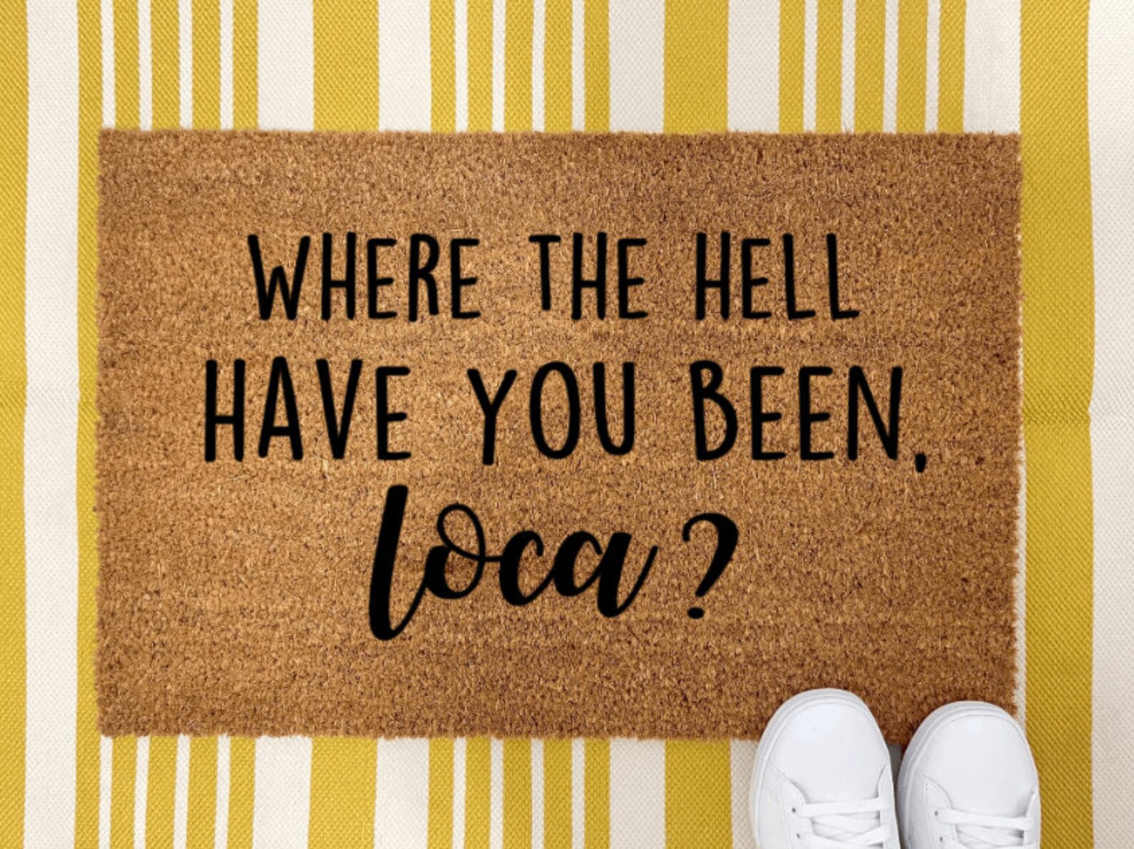 Where the Hell Have You Been Loca Twilight Doormat Porch - Etsy UK