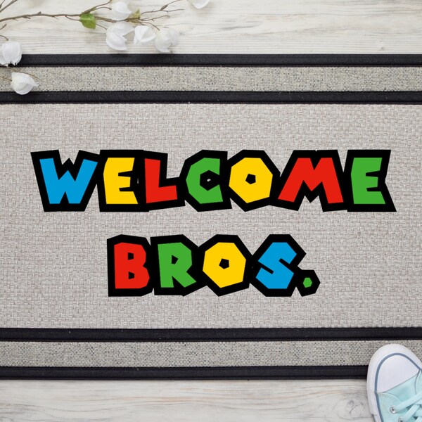 Welcome Super Mario Sign - Etsy