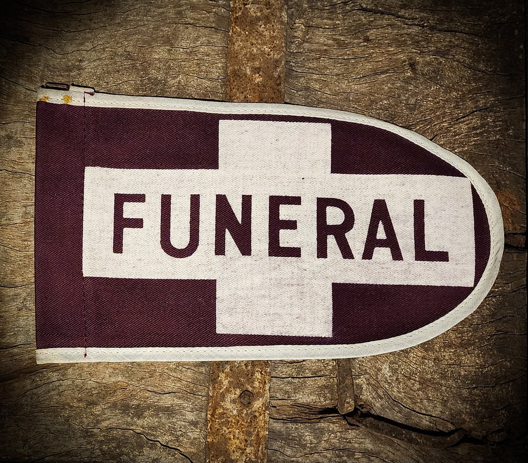 Antique Funeral Procession Flag - Etsy