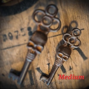 Cast Iron Skeleton Key Medium - Etsy
