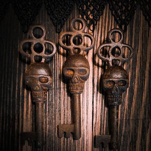 Cast Iron Skeleton Key Medium - Etsy