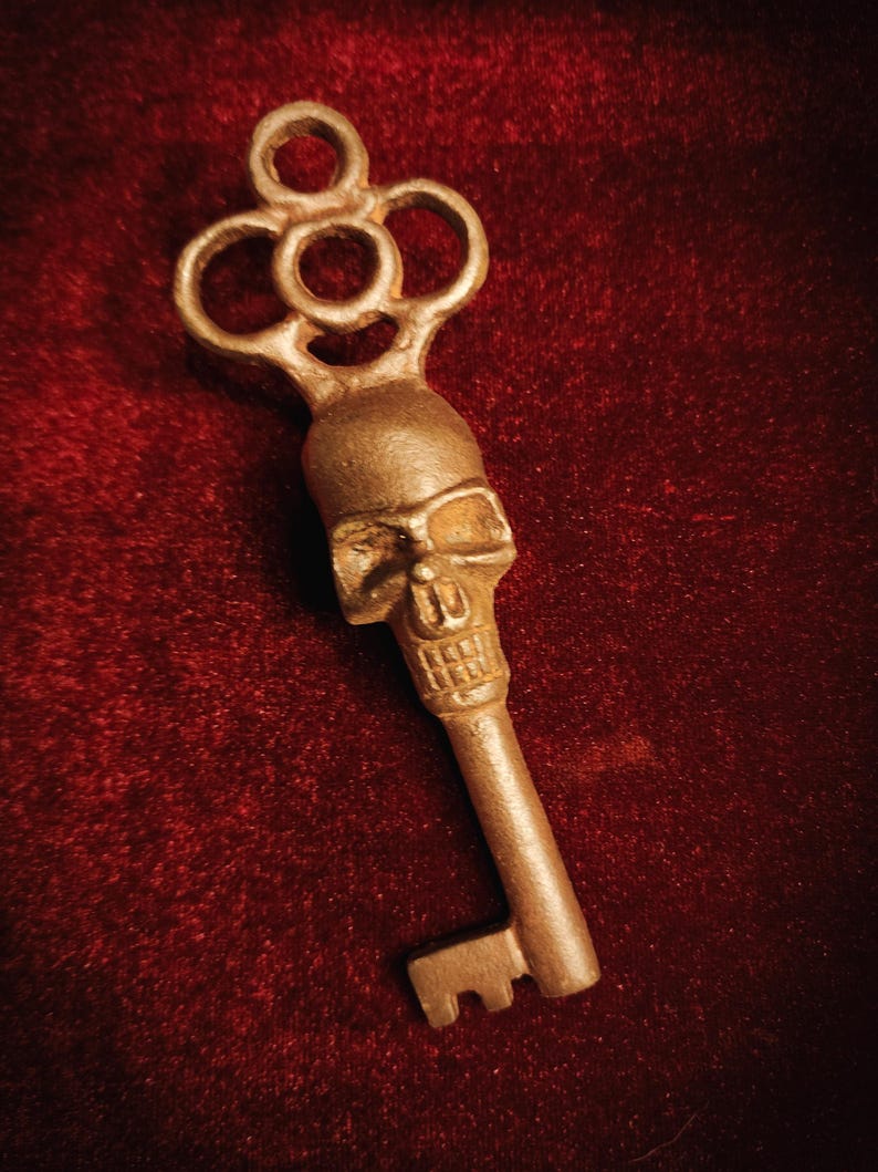Cast Iron Skeleton Key Large - Etsy