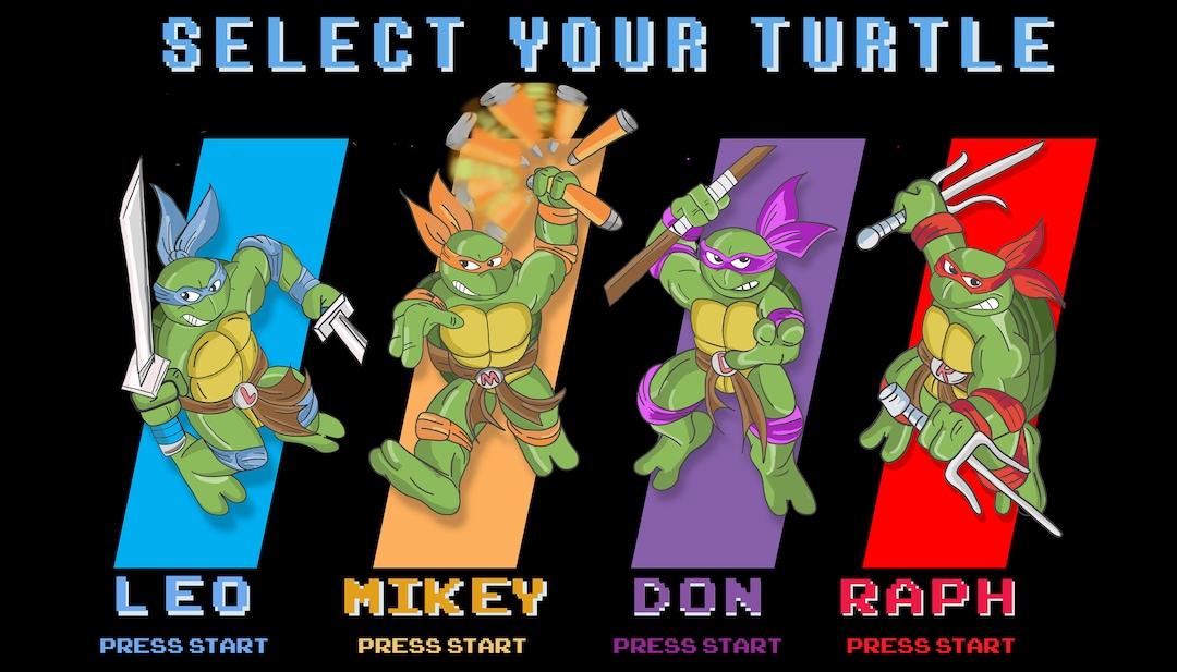 Teenage Mutant Ninja Turtles 2022 Character Poster