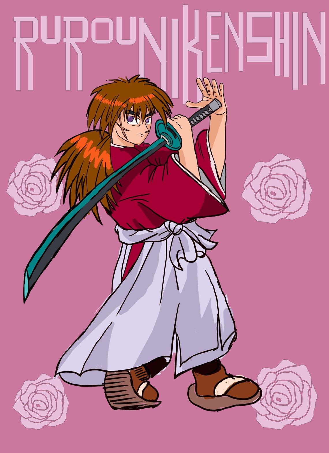 SHONEN Art Print Set, Yu Yu Hakusho, City Hunter, and Rurouni Kenshin ...