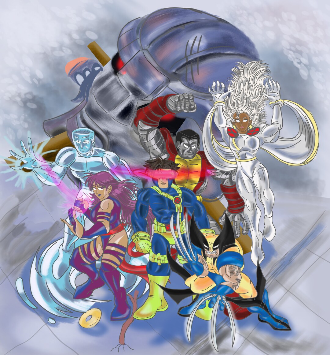 X-Men Children Of The Atom Cover recreated posters for wall, comic ...