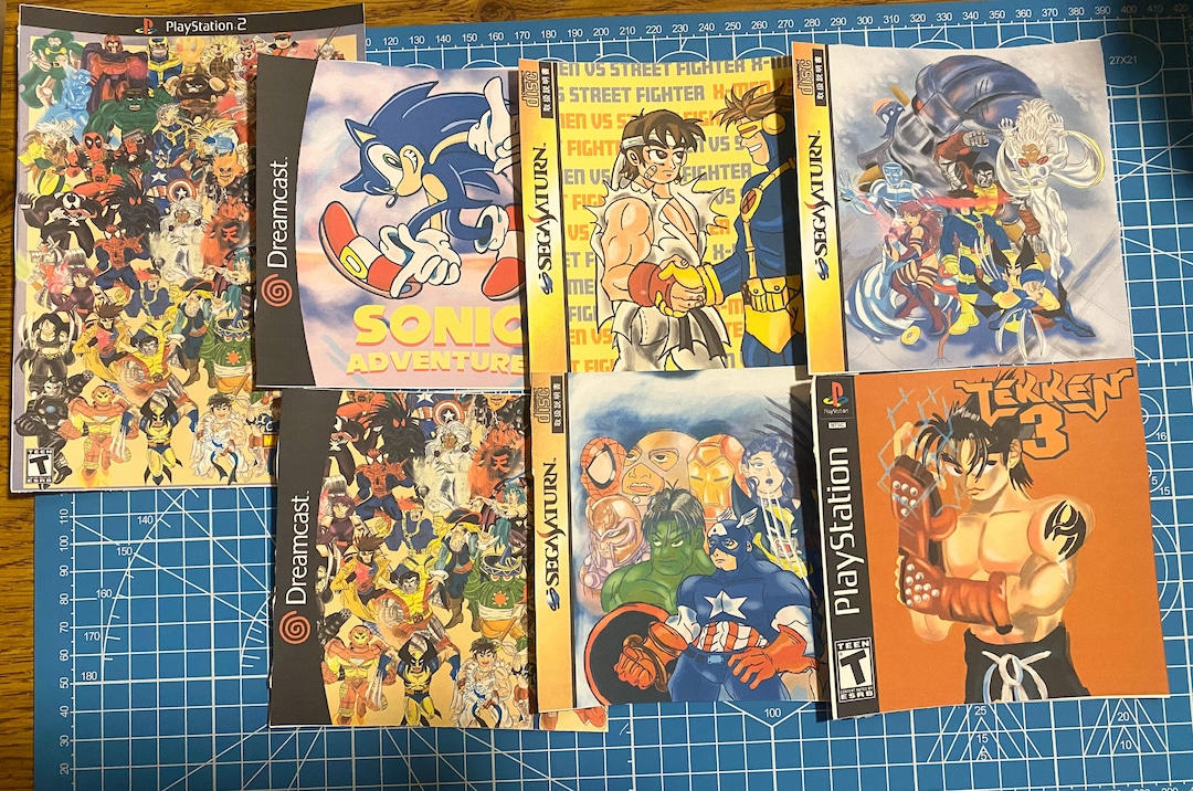 Custom Video Game Cover Inserts Artwork - Custom Sega Dreamcast, Custom ...