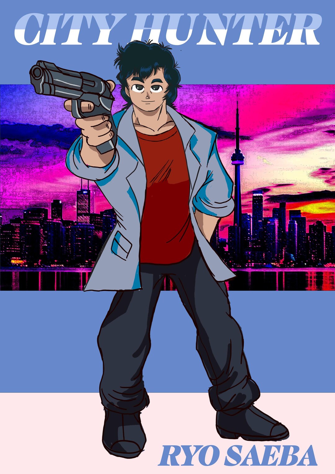 SHONEN Art Print Set, Yu Yu Hakusho, City Hunter, and Rurouni Kenshin ...