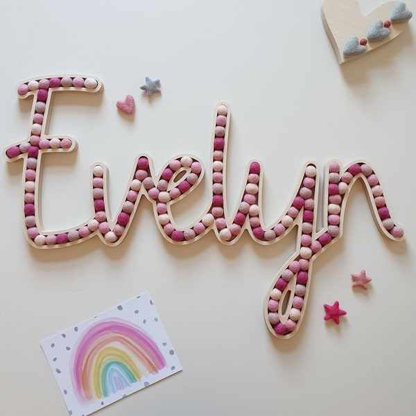 Felt Name Sign - Etsy UK