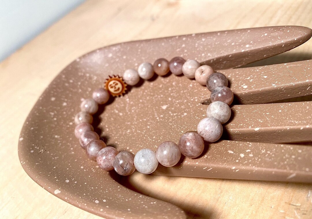 Genuine Sun-stone Bracelet // Custom // Perfect Gift // - Etsy
