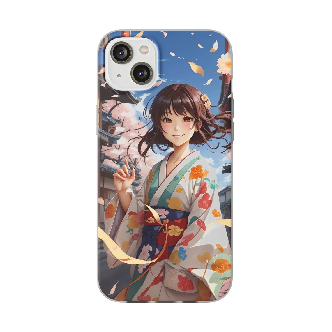 Anime-inspired Flexible Case: Artistic Protection and Style for iPhone ...