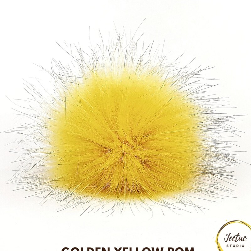 Gold Pom Poms - Etsy