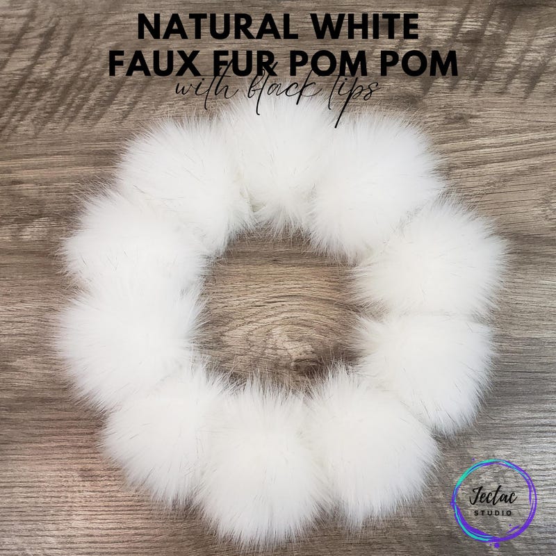 Fake Fur Hat Pompom - Etsy