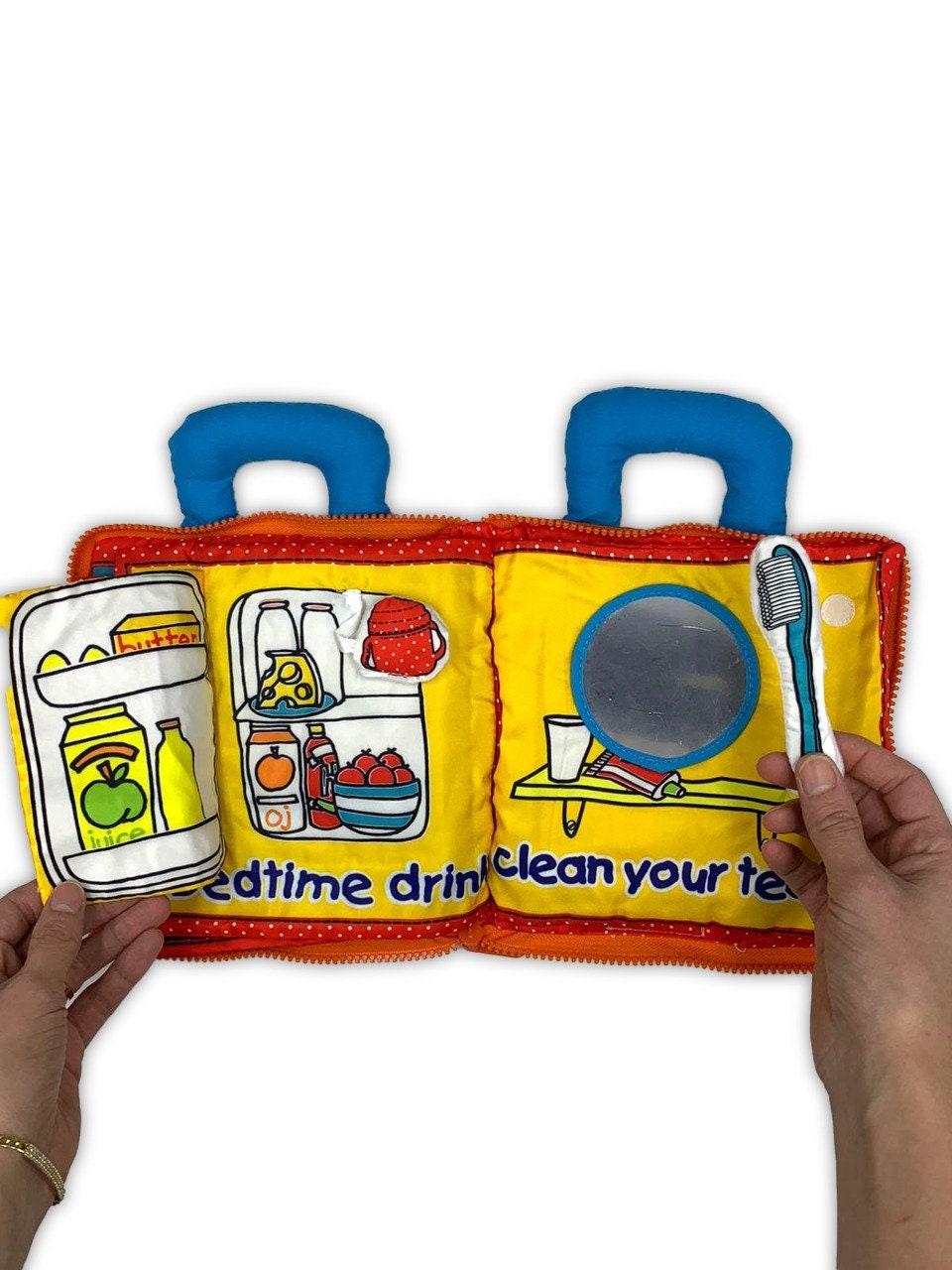 Baby Bear Busy Book Quiet Book Cloth Felt Book Toddler - Etsy