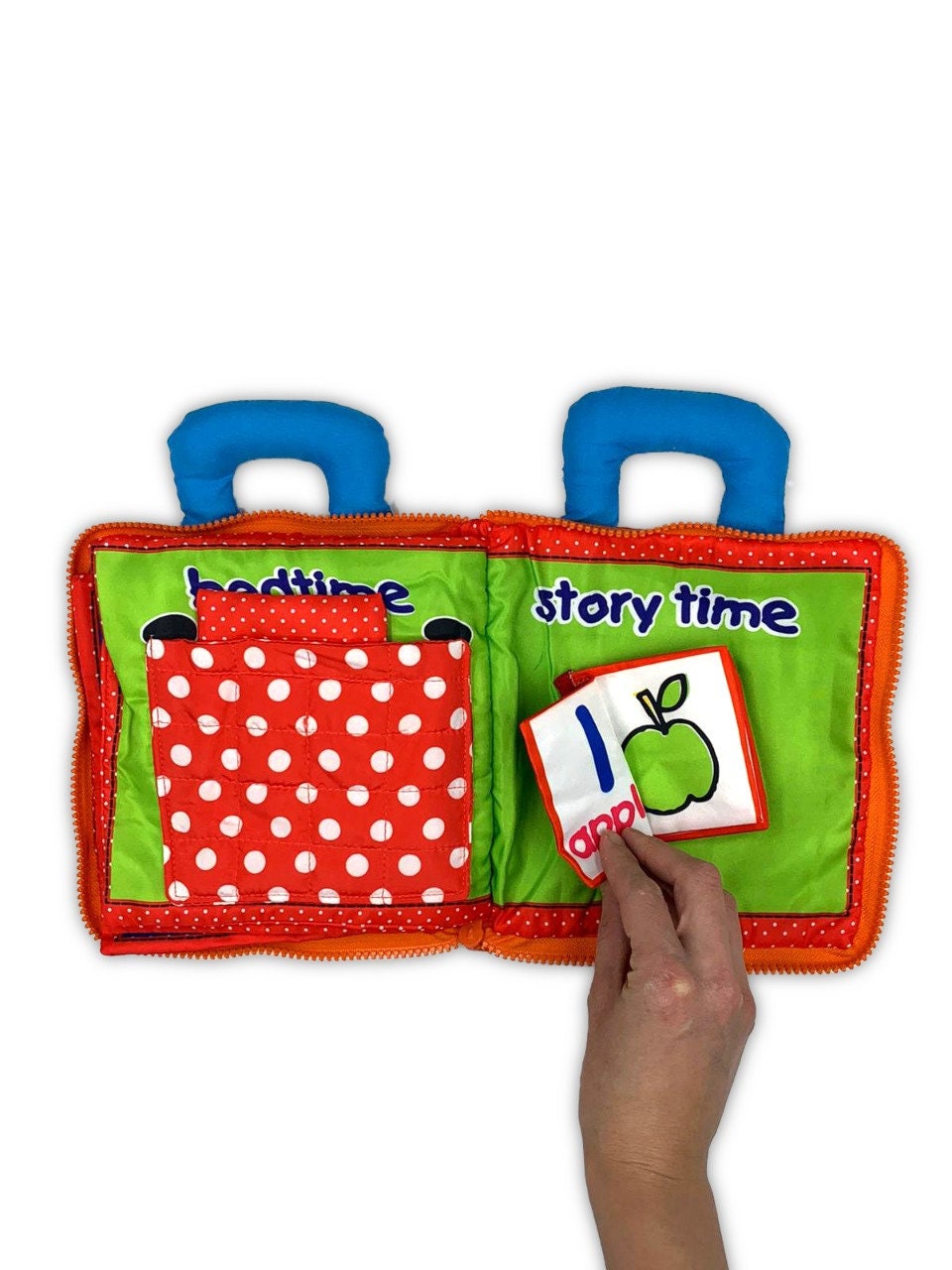 Baby Bear Busy Book Quiet Book Cloth Felt Book Toddler - Etsy