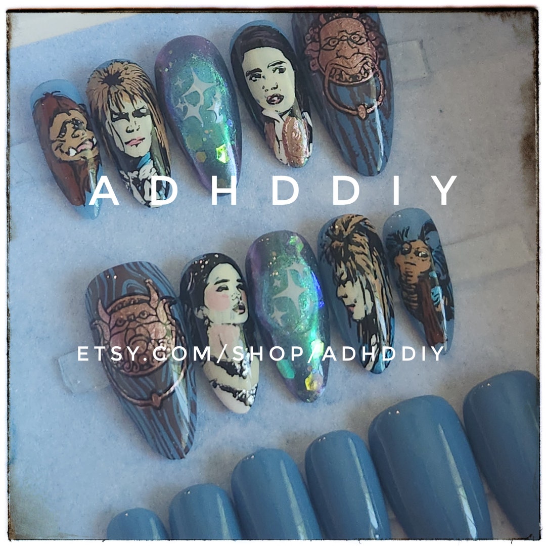 Labyrinth Custom Press on Nails - Etsy