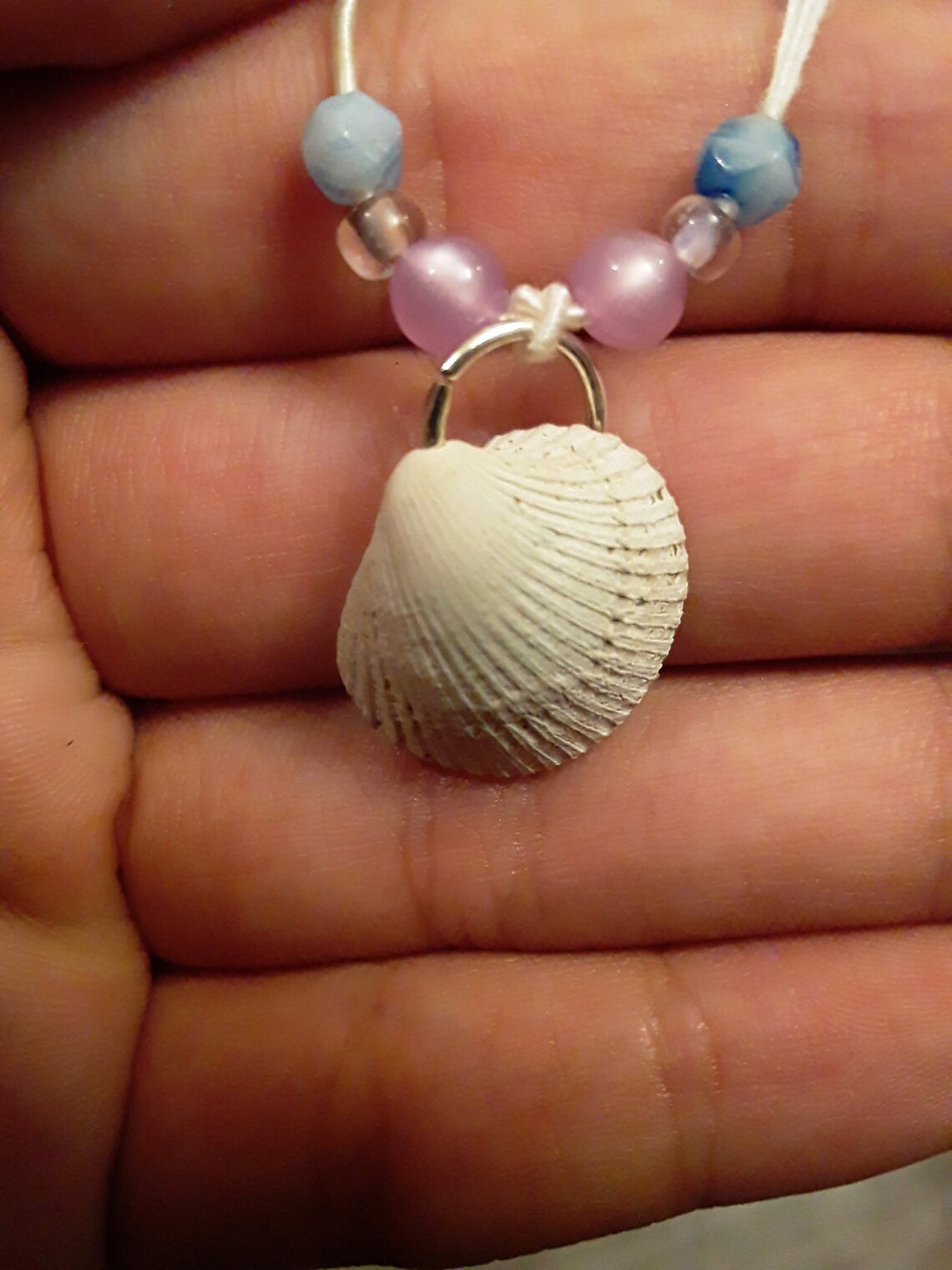 White shell handmade choker necklace | Etsy