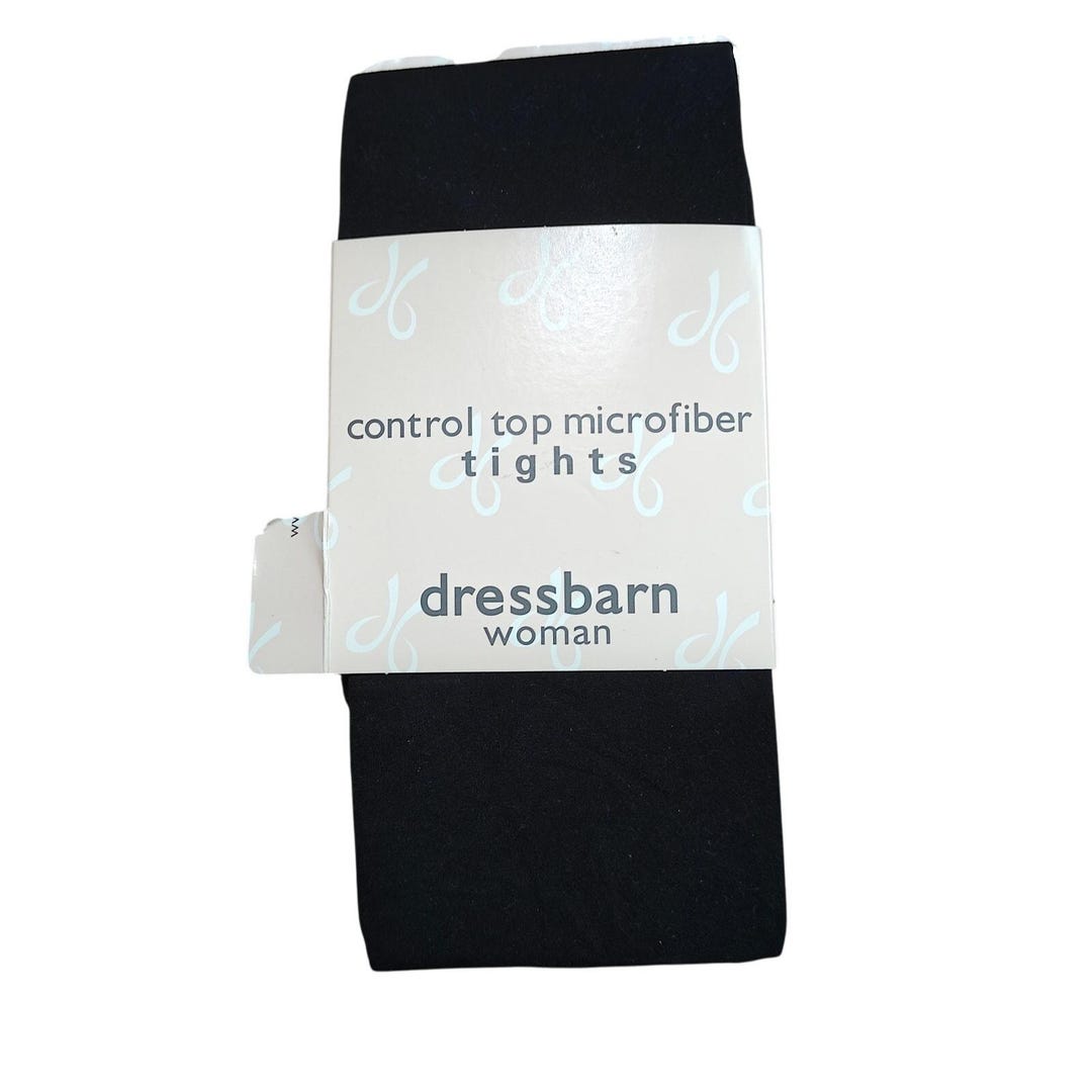 Dress Barn Tight Style Control Top Tights Microfiber Womens Plus Size ...