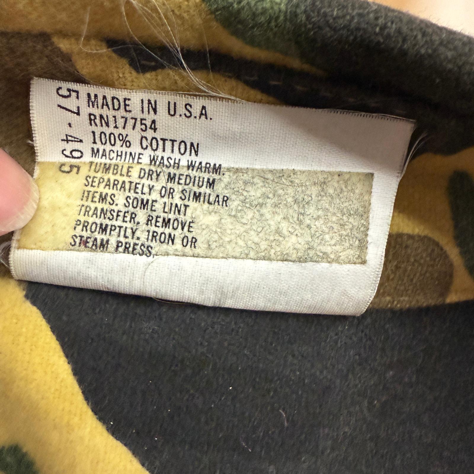 Vintage Key Imperial Sanforized Frogskin Camo Button Front Mens XL - Etsy