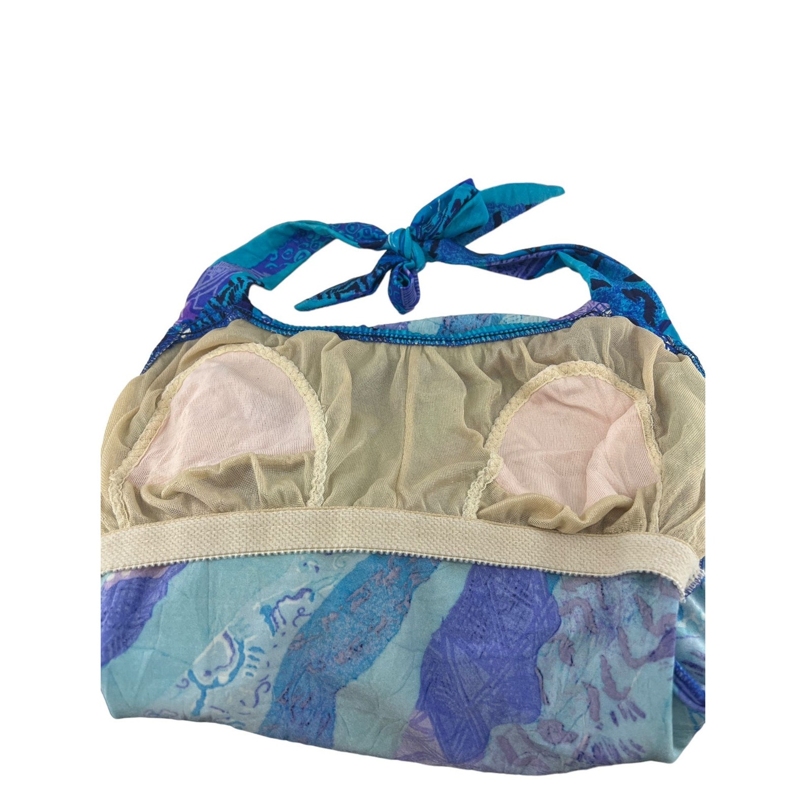 Vintage 80/90s Athena Swimsuit Tie Halter Tie Wrap Womens Size 8 - Etsy