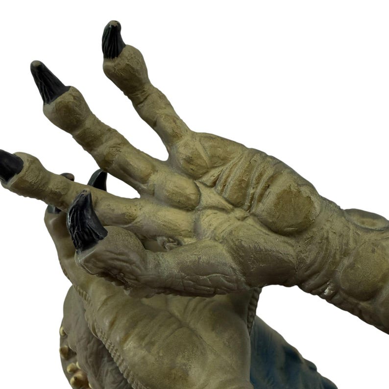 Vintage 1998 Toho Large Rubber Godzilla Hand Puppet Resaurus Co Working ...