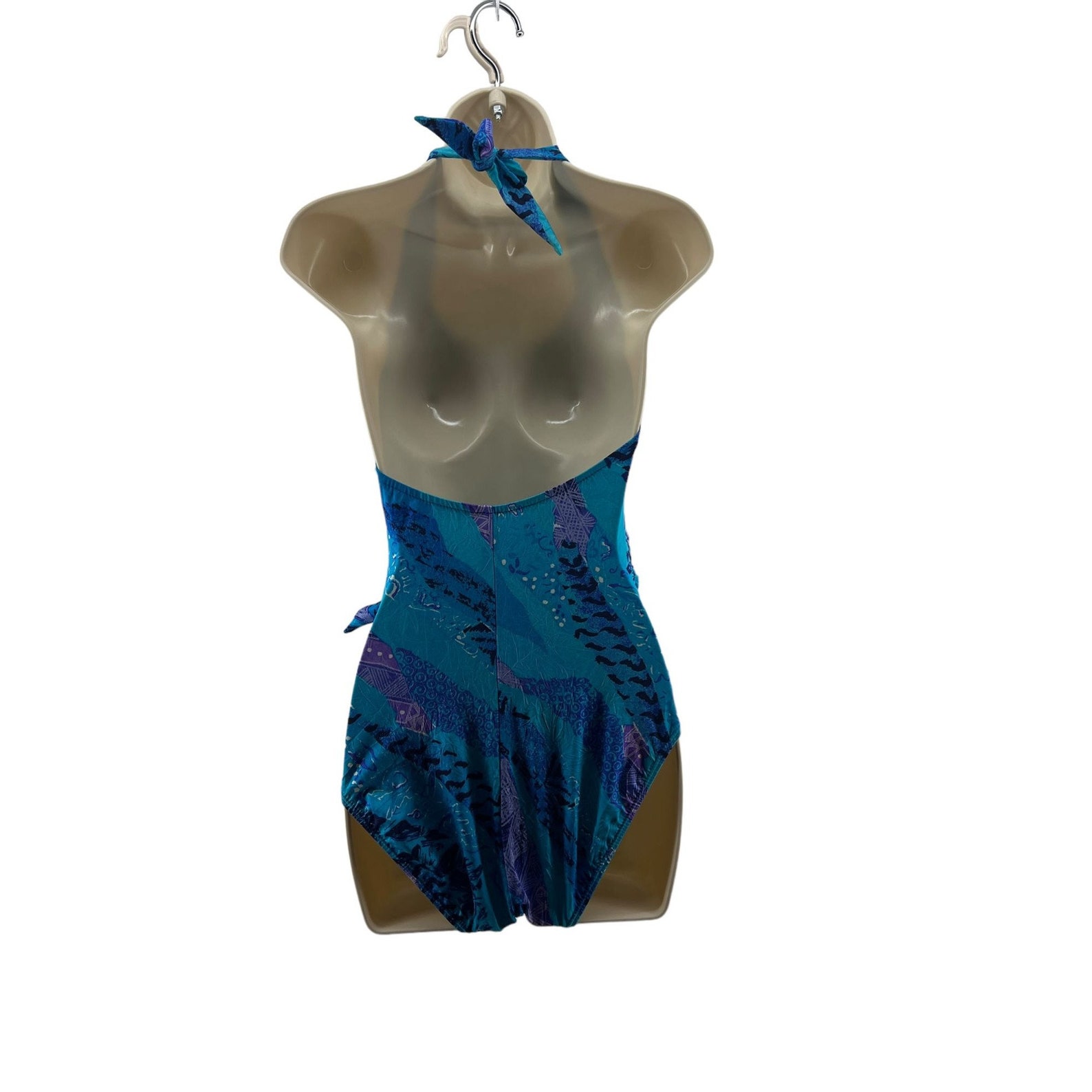 Vintage 80/90s Athena Swimsuit Tie Halter Tie Wrap Womens Size 8 - Etsy