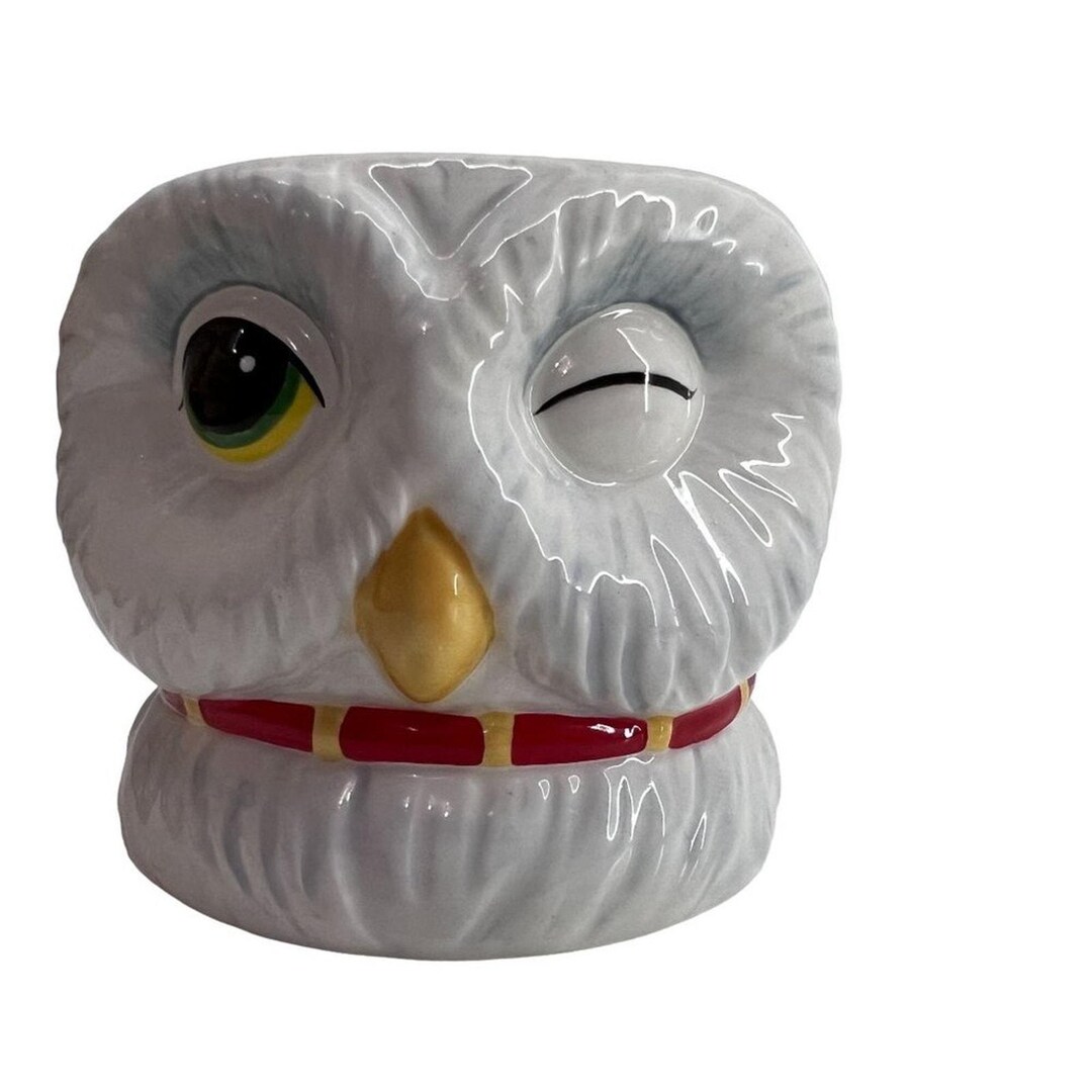 Vintage HEDWIG Harry Potter 2000 Warner Brothers Enesco Ceramic Owl Mug ...