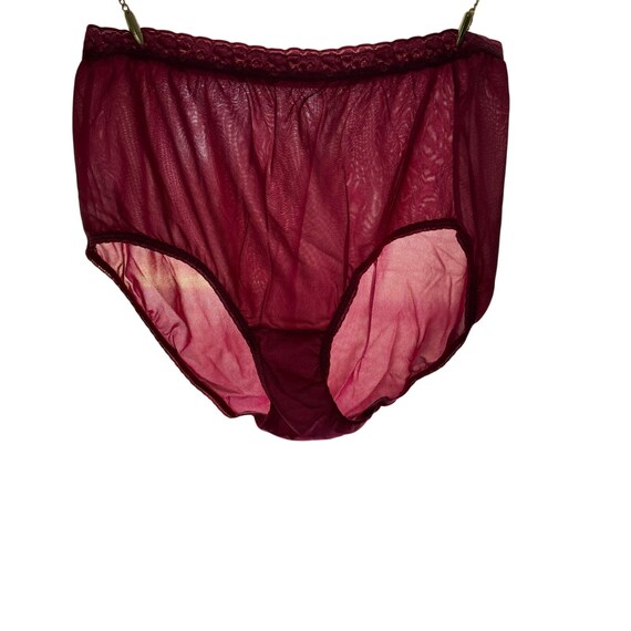 Vintage Hanes 100 Nylon Shiny Silky Brief Panty Size… Gem
