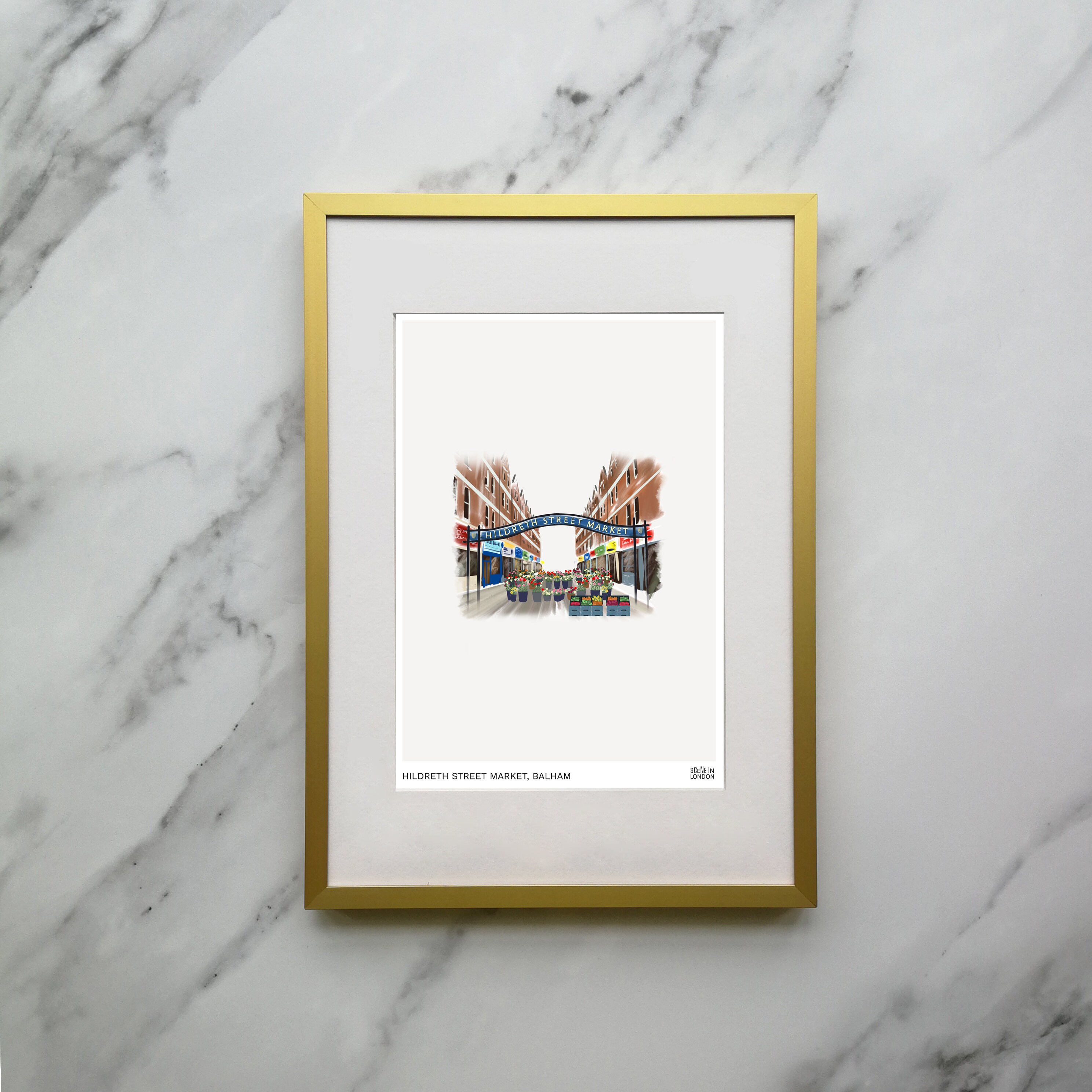 Balham Hildreth Street Market, Balham Print, Balham Gift, Balham ...