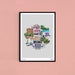 Tooting Print Tooting Artwork Tooting Illustration Print - Etsy UK