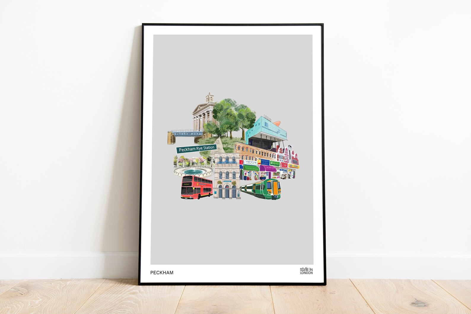 Peckham Art Print, Peckham Rye, Peckham Gift, Peckham Print, Peckham ...