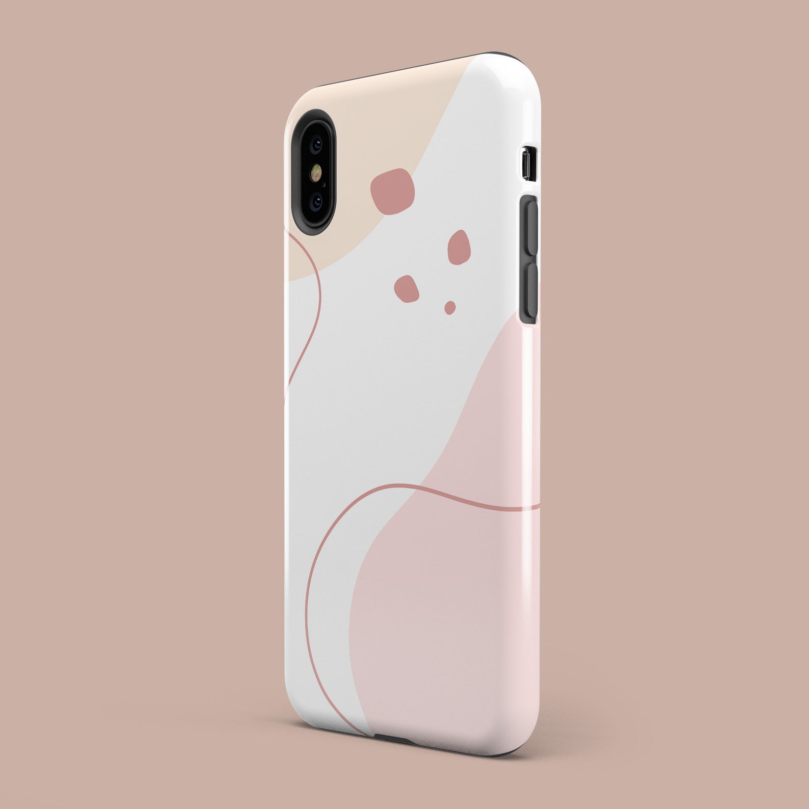 Aesthetic Pink Phone Case for iPhone 12 Mini 11 Pro Max X XR | Etsy