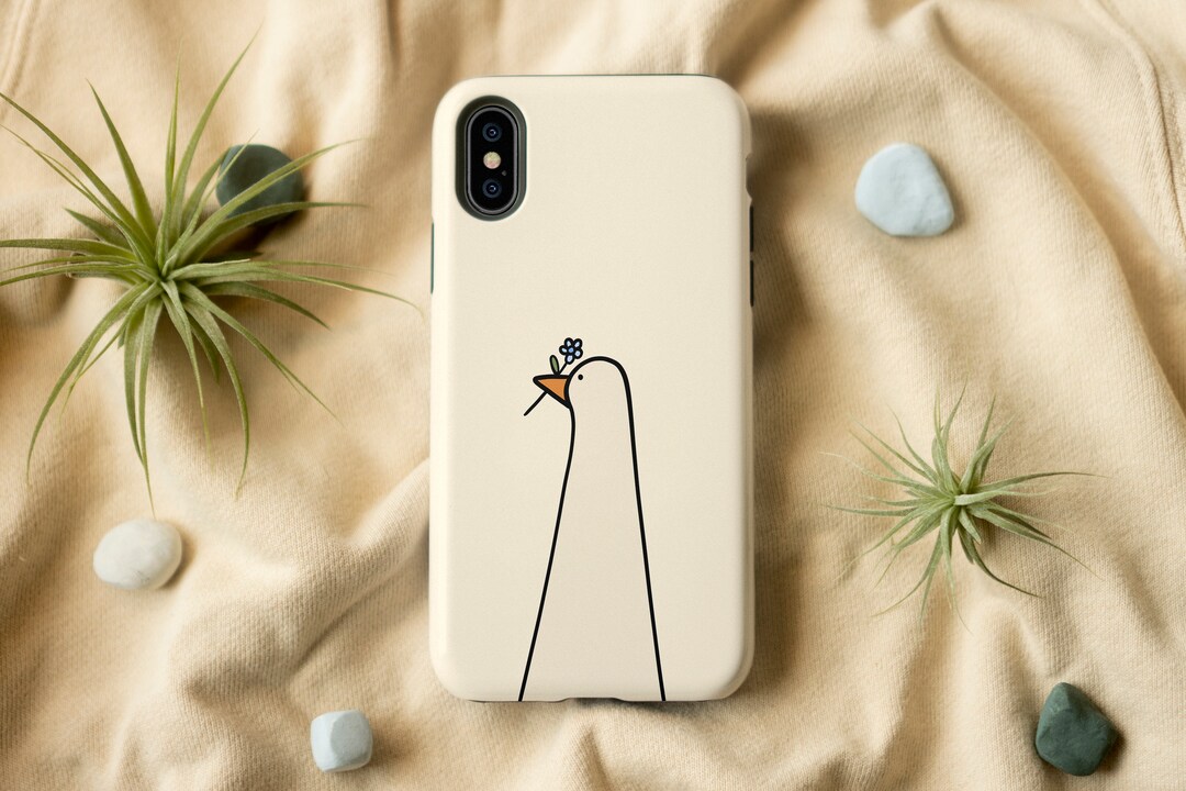 Cute Duck Phone Case for iPhone 14 13 12 Pro Max Case iPhone XR XS SE ...