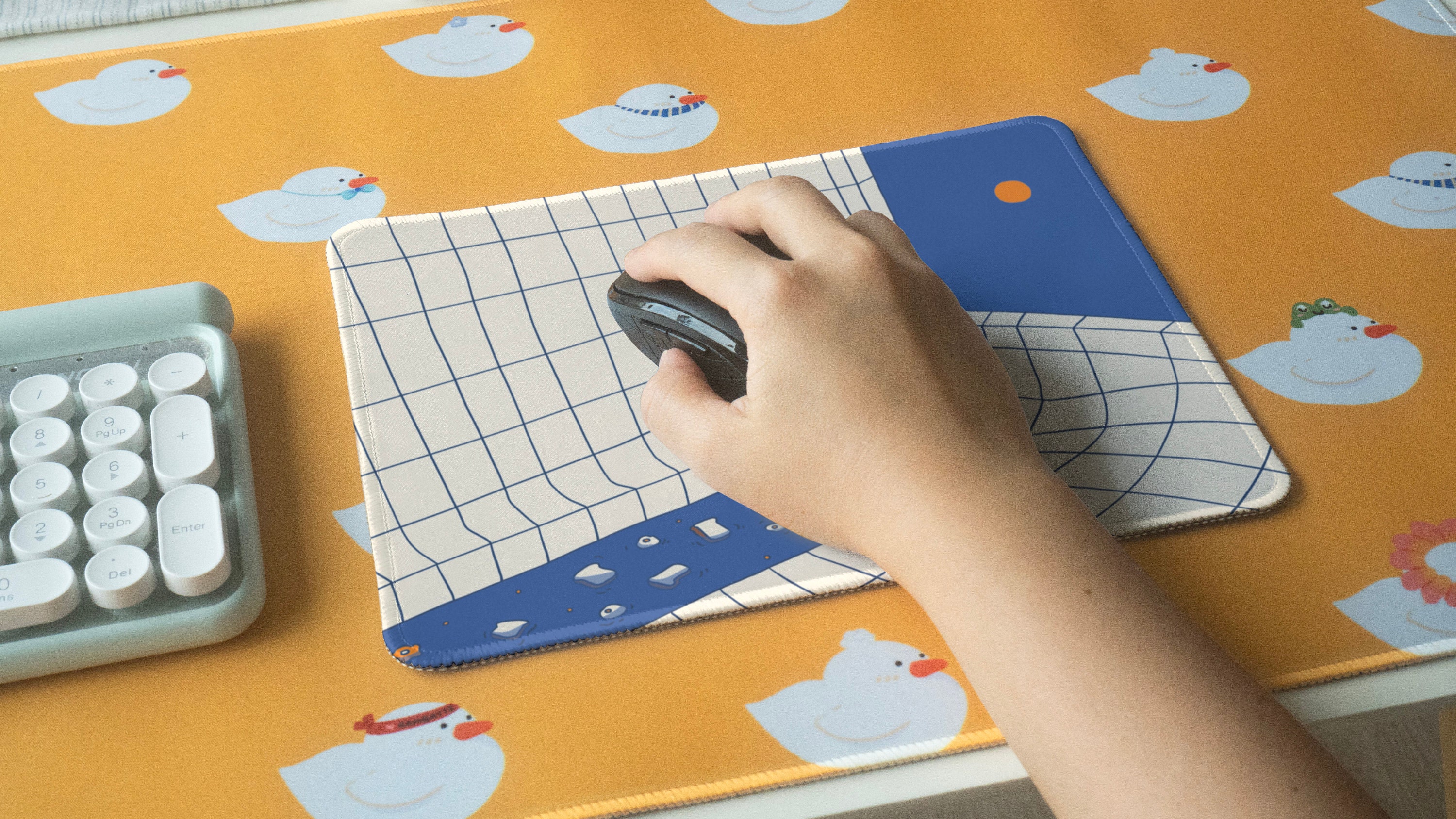 Duck Cartoon Mouse Pad, Duck Mouse Mat, Cute Mouse Pad, Mouse Pad ...