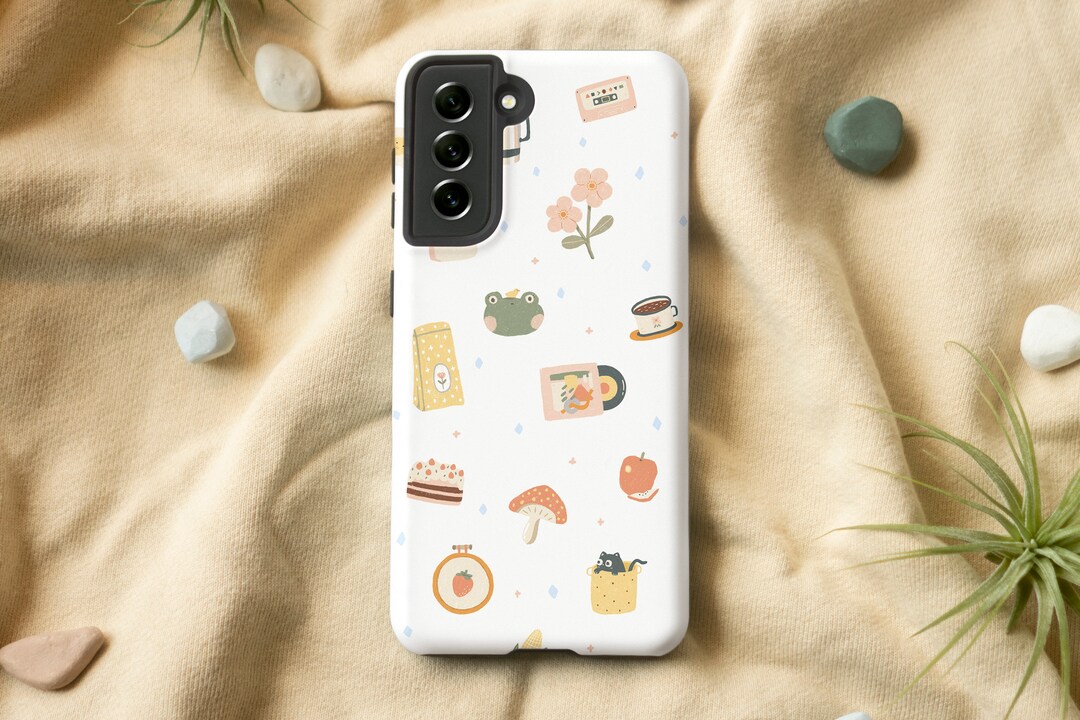 Cute Hand Drawn Art Phone Case for Samsung S23 S22 S21 S20 FE S10 Case ...