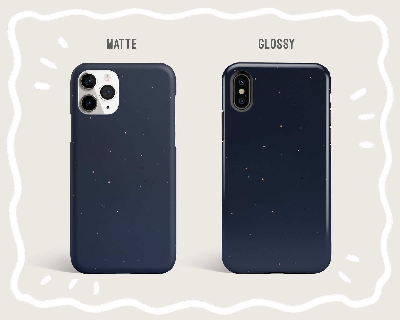 Starry Sky Star Minimalist Phone Case, iPhone 12 Mini 11 Pro Max X XR ...