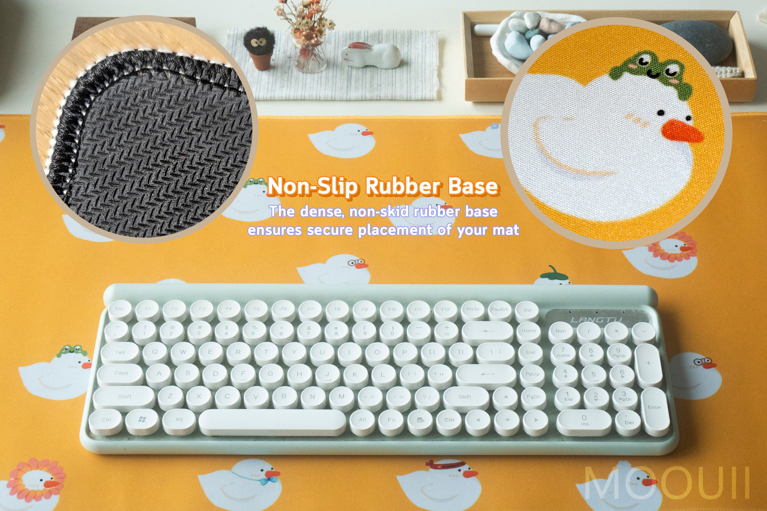Duck Desk Mat, Kawaii Duck Desk Mat, Cute Desk Mat, Desk Mat Aesthetic ...