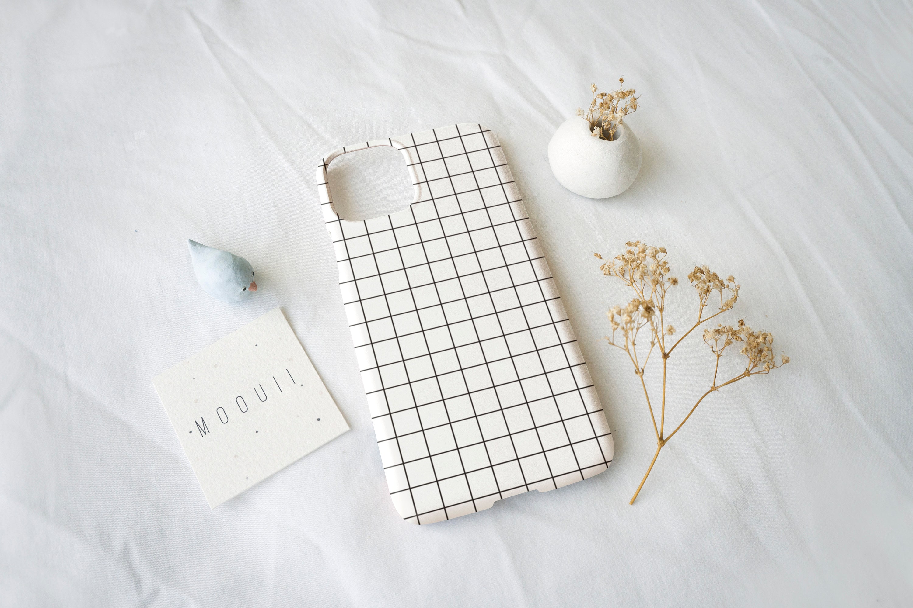 Black Minimalist Grid Line Phone Case Iphone 12 Mini 11 Pro | Etsy