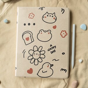Doodle Art iPad Case With Pen Slot for Book Stand iPad 10.2"/10.9in ...