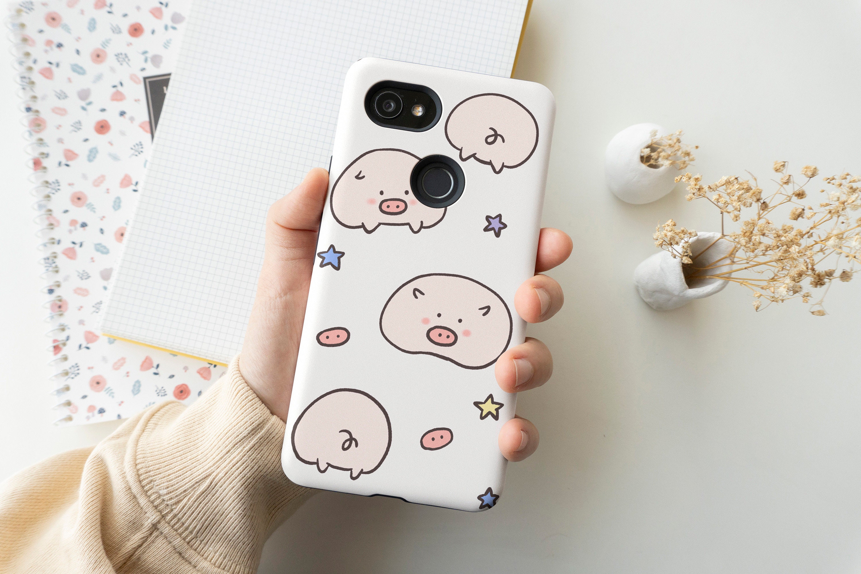 Cute Piggy Phone Case Fat Piggy Kawaii Iphone 13 12 11 Mini - Etsy