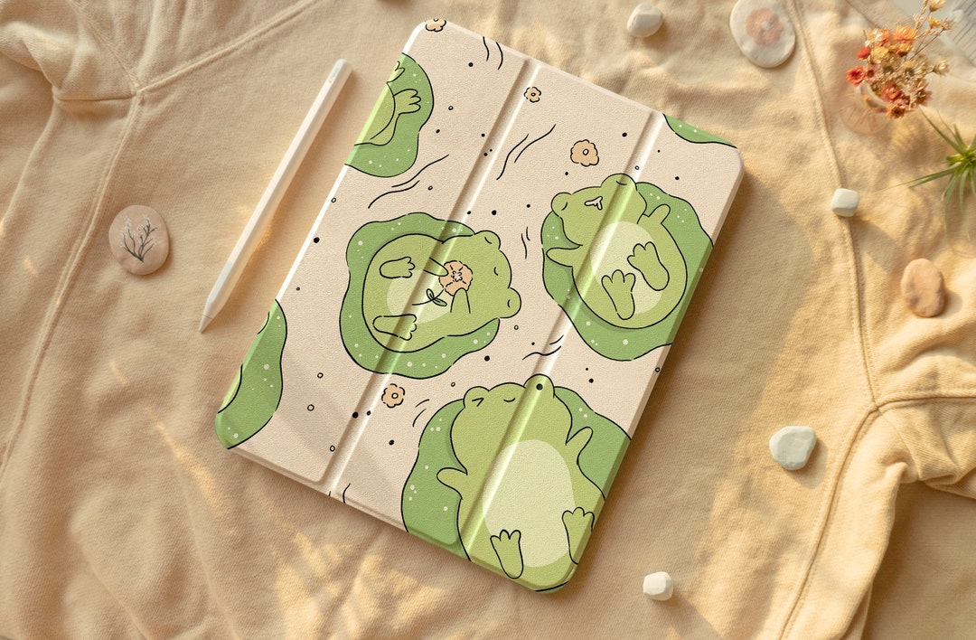 Lazy Froggies Foldable Ipad Case With Pen Slot Flip Ipad - Etsy