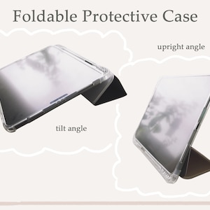 Cute Bear Say Hi Foldable Flip iPad Case With Pen Slot, Flip iPad 10.2 ...