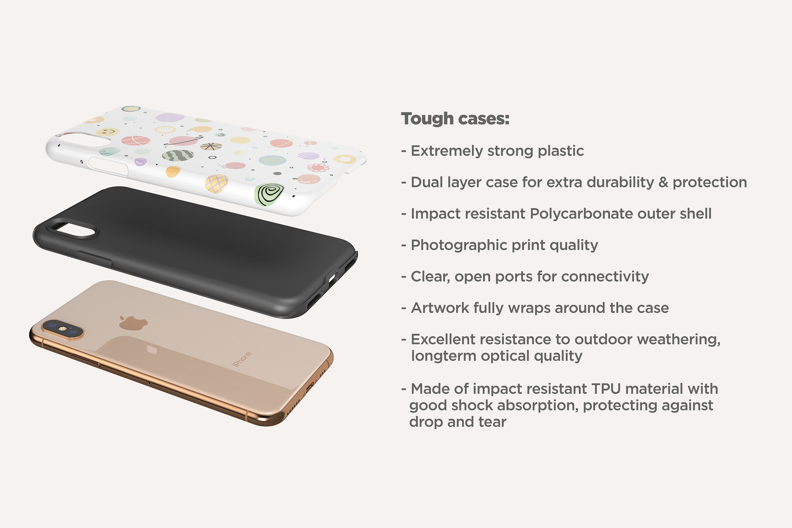 Cute Strawberries and Bears Phone Case for iPhone 12 Mini 11 Pro Max X ...