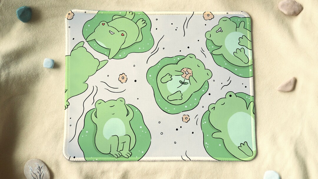 Cute Froggies Mouse Pad, Frog Mouse Pad, Cute Mouse Pad, Mouse Pad Aesthetic, Mouse Pad Cute ...