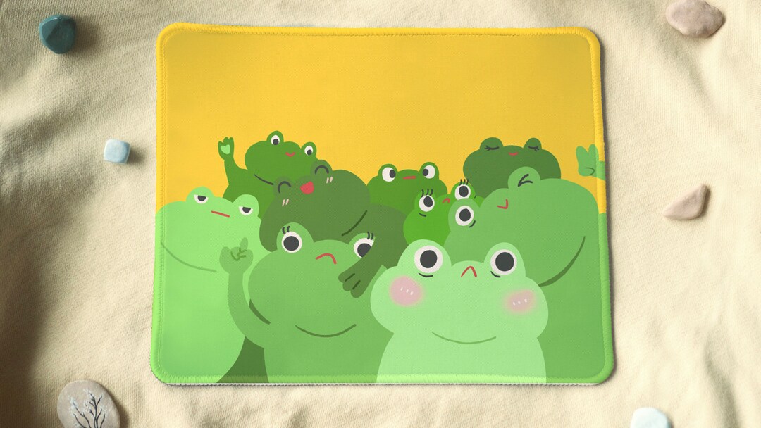 Frog Mouse Pad, Froggies Mouse Pad, Cute Mouse Pad, Mouse Pad Aesthetic, Mouse Pad Cute, Cute ...