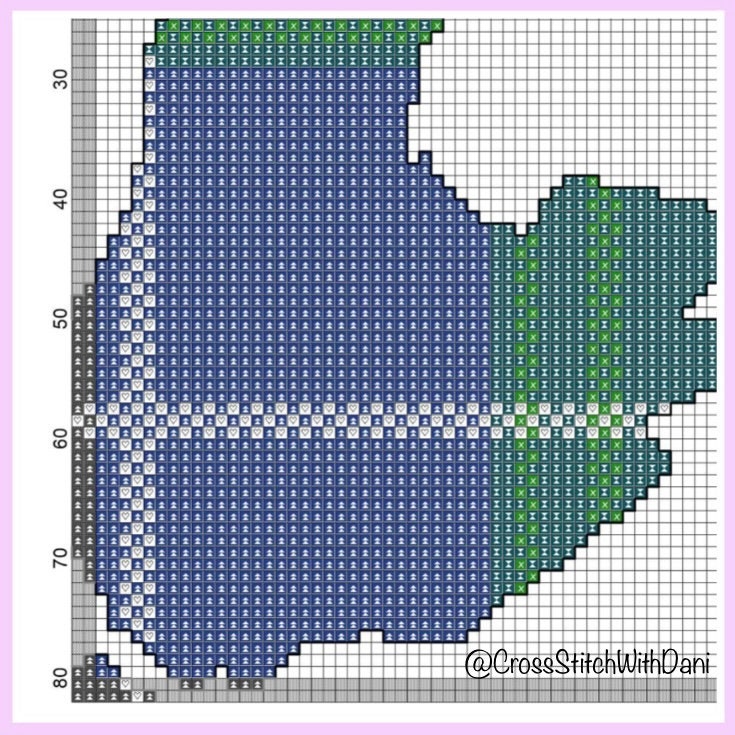 Cross Stitch Pattern: Nova Scotia Canada Tartan (instant PDF Download ...