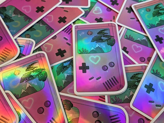 Stickers Scrapbooking I Don't Play Games Retro Gameboy Sticker ...