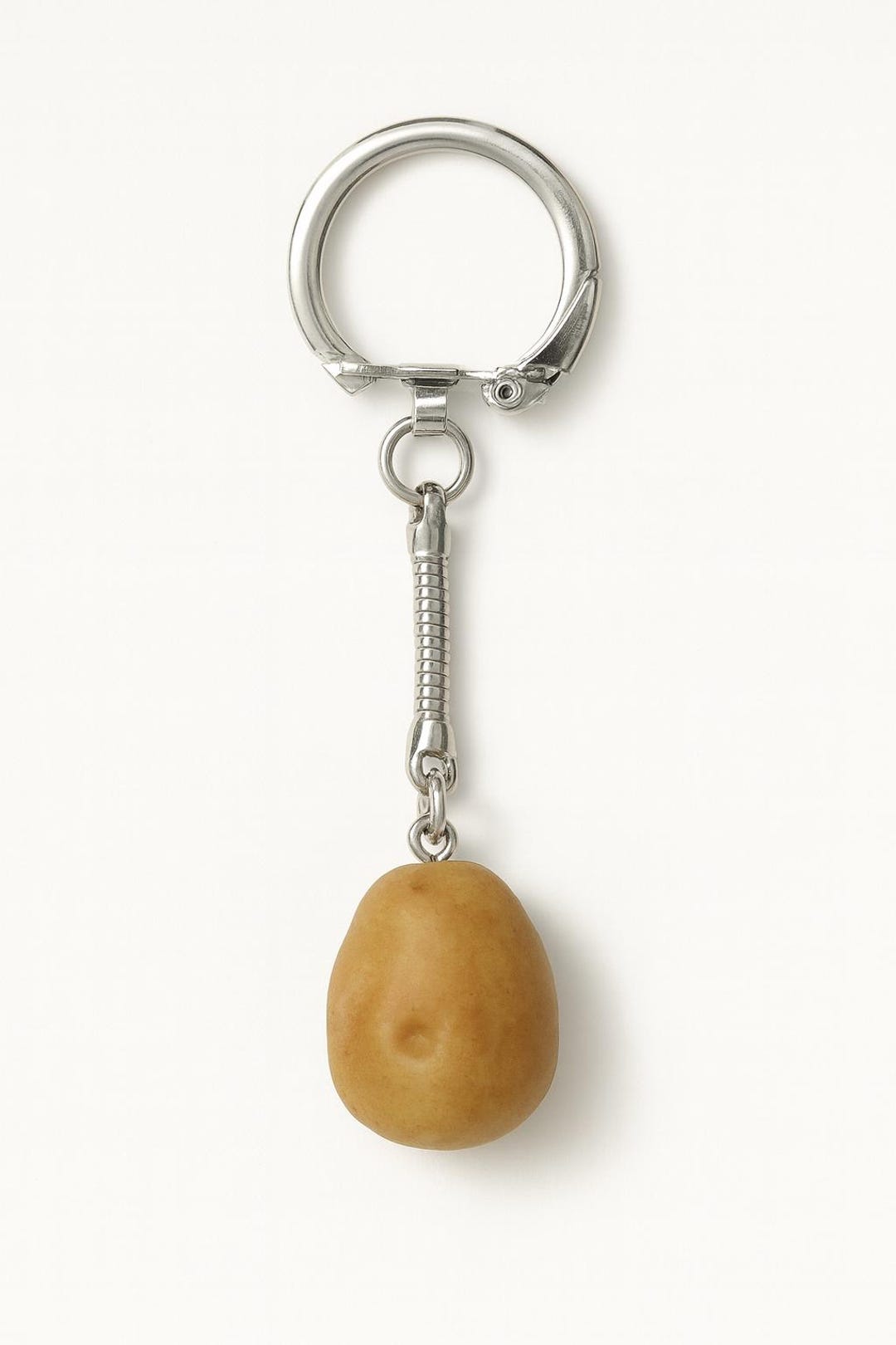 Cute Potato Keychain – Miniature Potato Charm, Cute Gift, Keyring ...