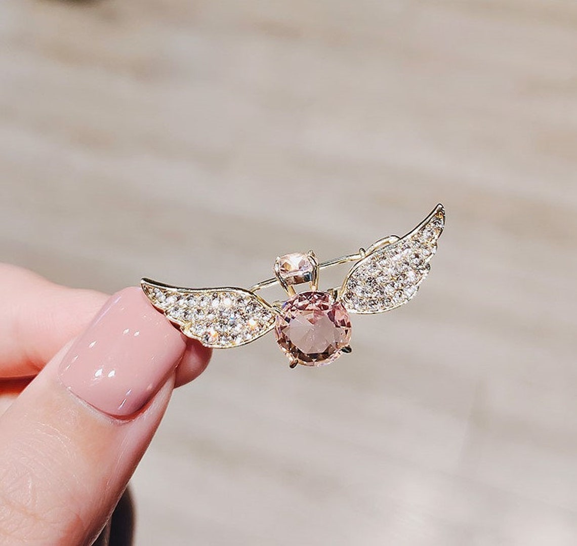 Angel Wing Hair Clip Angel Wing Hair Barrette Sparkling Hair | Etsy