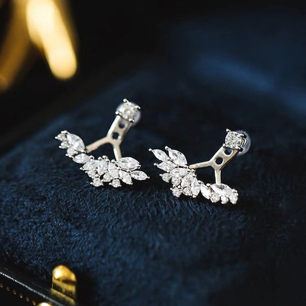 Front Back Earrings - Etsy